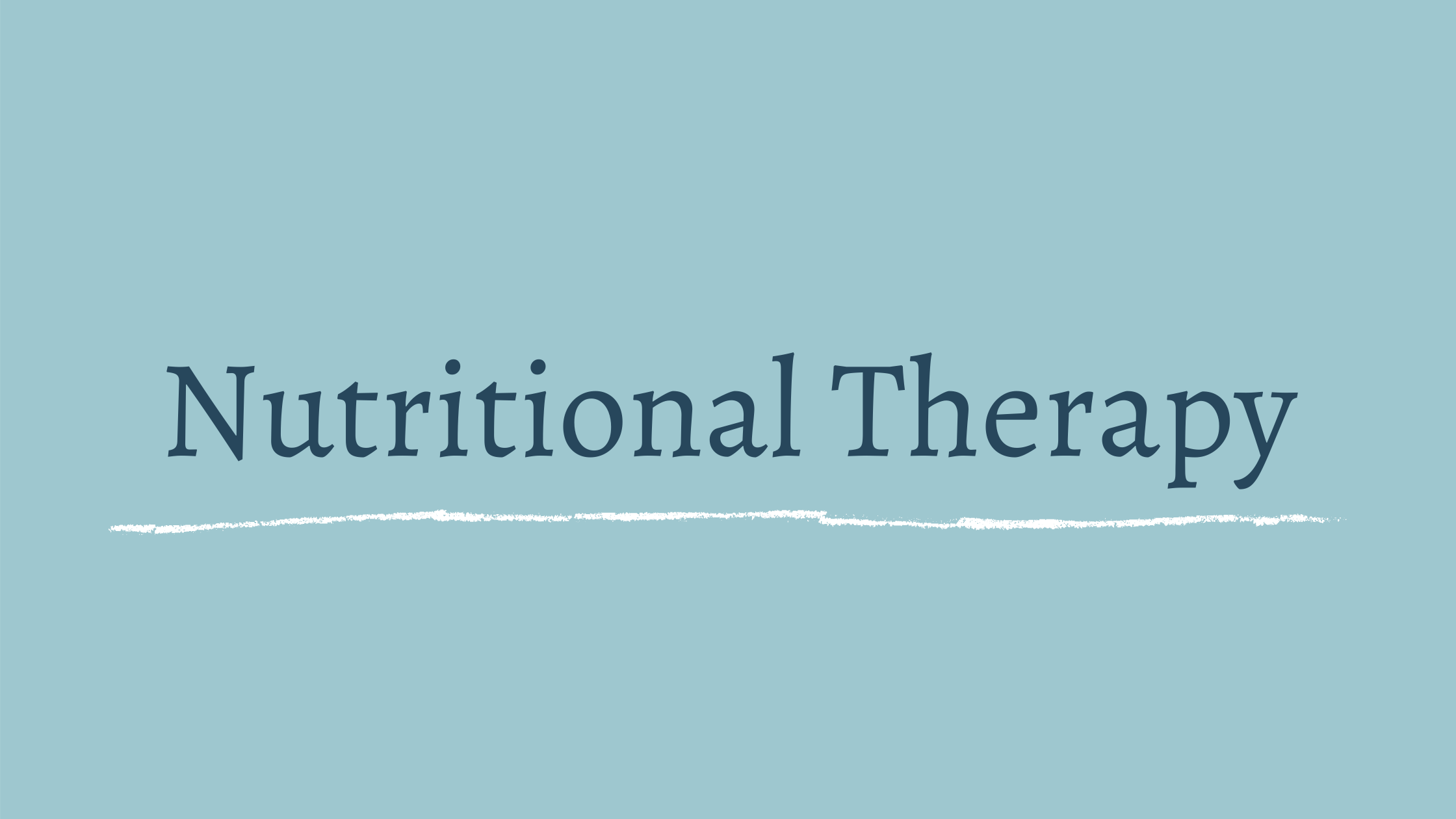 What Is Nutritional Therapy? – Nicole Gaine Nutritional Therapy